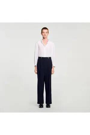Sandro Straight-leg Trousers