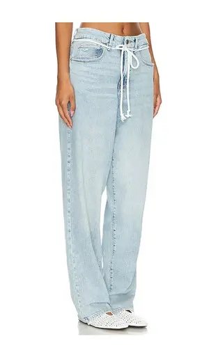 Good American Good 90s Loose Drawstring Jeans