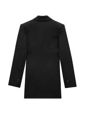 Saint Laurent Tuxedo Jacket In Grain De Poudre
