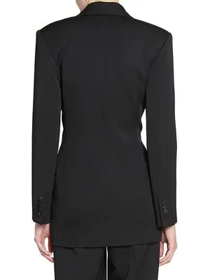 Saint Laurent Tuxedo Jacket In Grain De Poudre