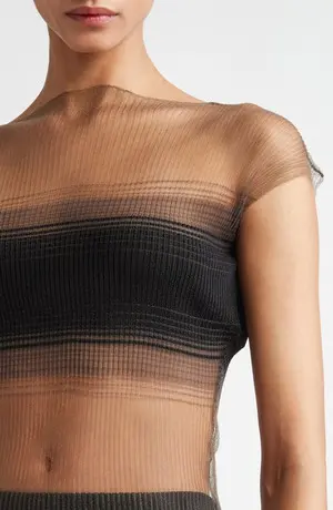 GRACE LING Evanescent Censor Top