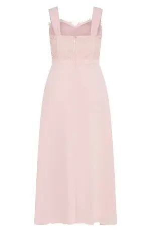 City Chic Sweet Evie Maxi Dress - Sweet Rose