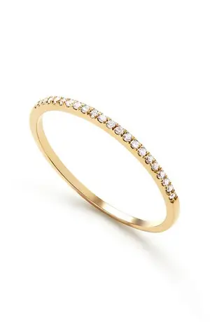 ANA LUISA Diamond Eternity Band Ring - Gold