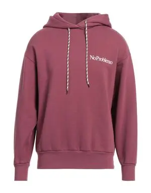 Aries Cotton Fleece Hoodie - Red