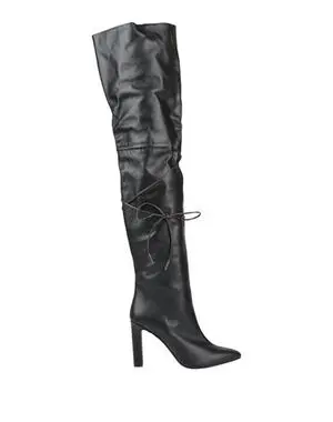 MANILA GRACE Leather Over-the-knee Boots
