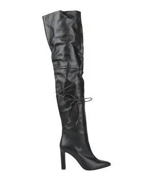 MANILA GRACE Leather Over-the-knee Boots