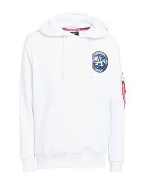 Alpha Industries Hooded Sweatshirt With Logo And Detachable Application