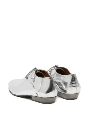 Marsèll Miniblocco Metallic-leather Oxford Shoes