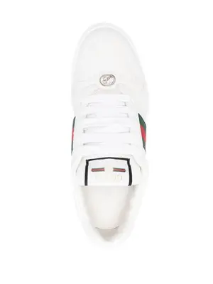Gucci Screener Sneakers - White