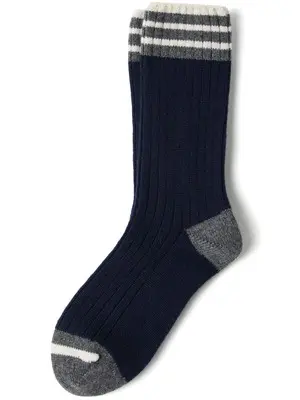 Brunello Cucinelli Cashmere Socks - Blue