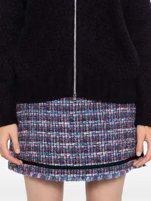 Karl Lagerfeld Bouclé Mini Skirt
