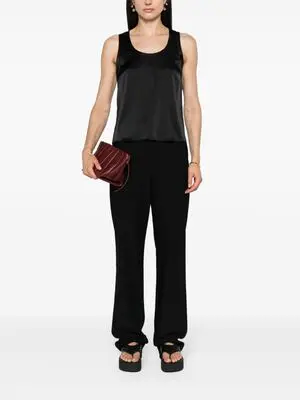 Maje Silk Tank Top - Black