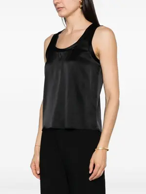 Maje Silk Tank Top - Black