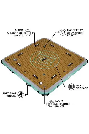 BOTE Dock Inflatable Lake Float