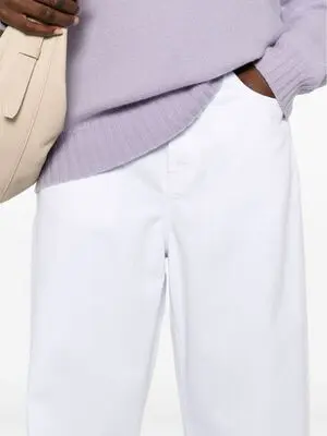 RÓHE Low-rise Wide-leg Jeans - White