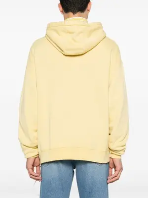 BONSAI Logo-print Hoodie - Yellow