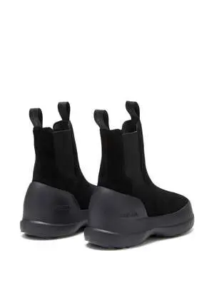 Moon Boot Luna Logo-print Boots - Black