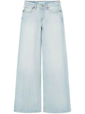RE/DONE Mid-rise Wide Leg Jeans