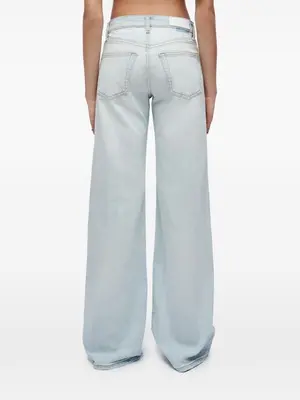 RE/DONE Mid-rise Wide Leg Jeans