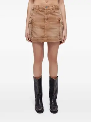 RE/DONE Cargo Denim Mini Skirt