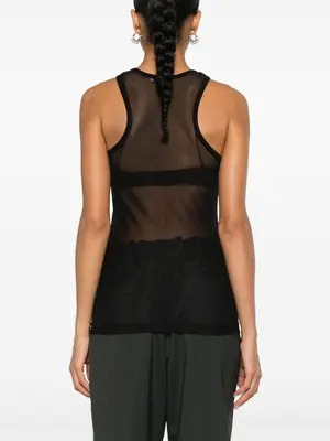 IOANA CIOLACU Sheer Tank Top