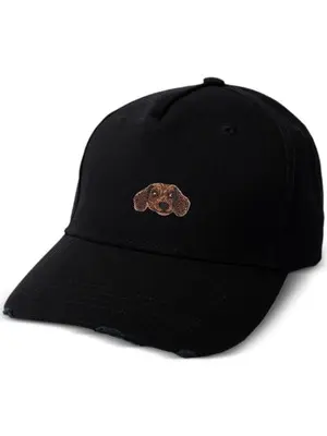 PELO FOUNDATION Sausage Dog Cap - Black