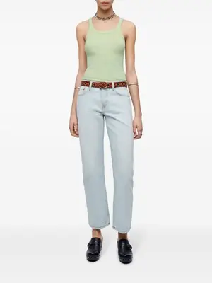 RE/DONE Easy Straight Cropped Jeans