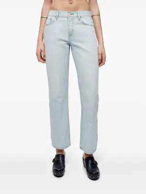 RE/DONE Easy Straight Cropped Jeans