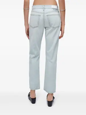 RE/DONE Easy Straight Cropped Jeans