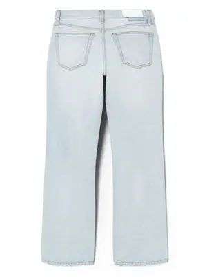 RE/DONE Easy Straight Cropped Jeans