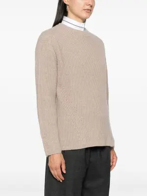 P.a.r.o.s.h Crew-neck Cashmere Jumper - Neutrals