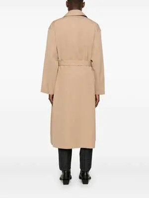 JIL SANDER Wool Gabardine Trench Coat
