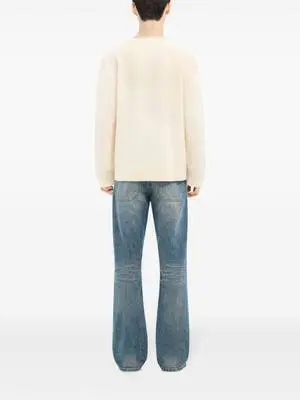 COURREGES Zipped Wool Sweater