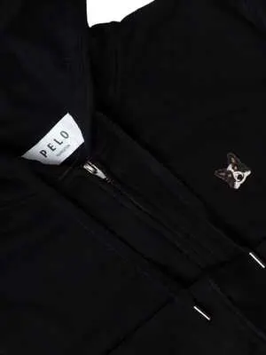 PELO FOUNDATION Border Collie-patch Merino Hoodie