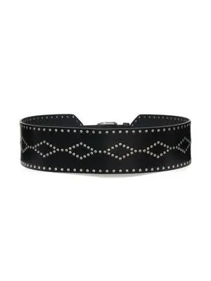 Isabel Marant Étoile Lucie Studded Belt - Black
