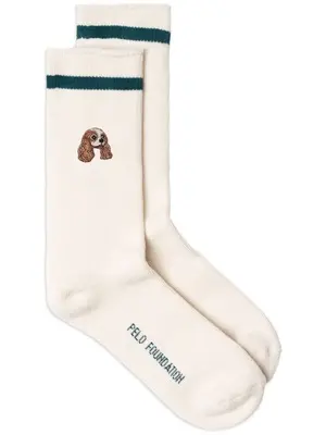PELO FOUNDATION Cavalier King-patch Socks