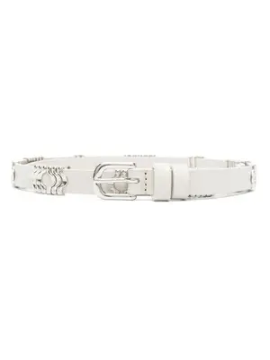 Isabel Marant Étoile Odena Leather Belt - White