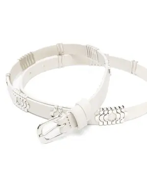 Isabel Marant Étoile Odena Leather Belt - White