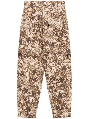 MARANT ETOILE Jannick Tapered Trousers - Brown