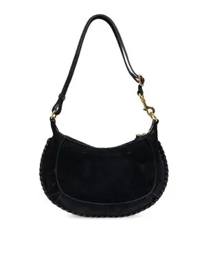 Isabel Marant Étoile Oskan Moon Suede Shoulder Bag - Black