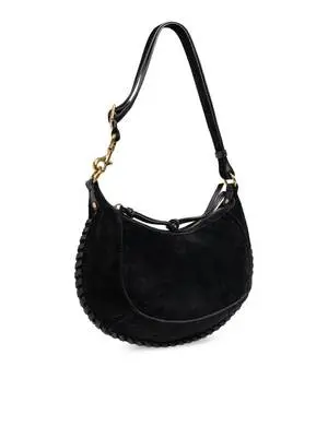 Isabel Marant Étoile Oskan Moon Suede Shoulder Bag - Black