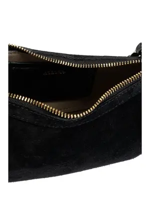 Isabel Marant Étoile Oskan Moon Suede Shoulder Bag - Black