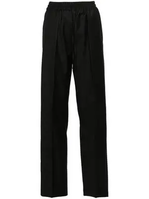 Isabel Marant Étoile Liska Plaid Wool Trousers - Grey