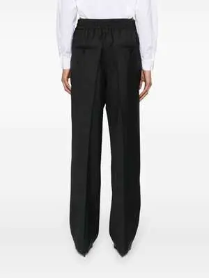 Isabel Marant Étoile Liska Plaid Wool Trousers - Grey