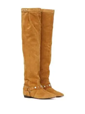 Isabel Marant Étoile Selize Knee-high Suede Boots - Brown