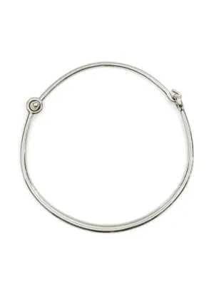 Isabel Marant Étoile Tone Brass Choker Necklace - Silver
