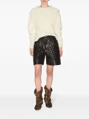 Isabel Marant Étoile Candice Leather Shorts