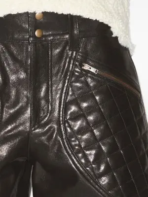 Isabel Marant Étoile Candice Leather Shorts