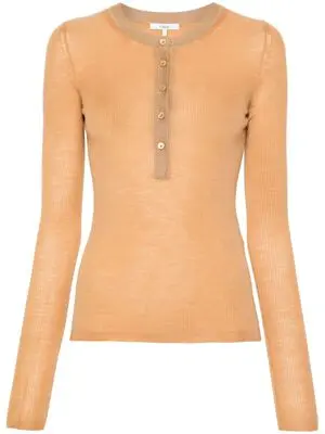 Chloé Long-sleeve Wool Jumper - Neutrals