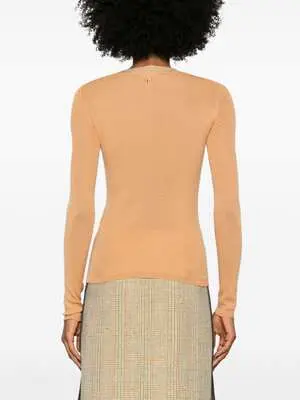 Chloé Long-sleeve Wool Jumper - Neutrals